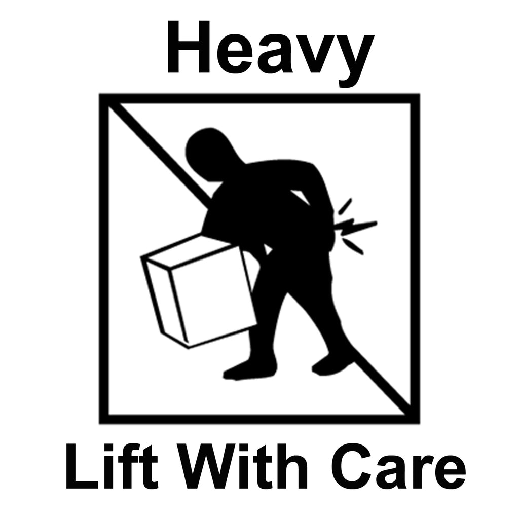 XXL HEAVY LIFT WITH CARE shipping label adhesive warning sticky sticke ...